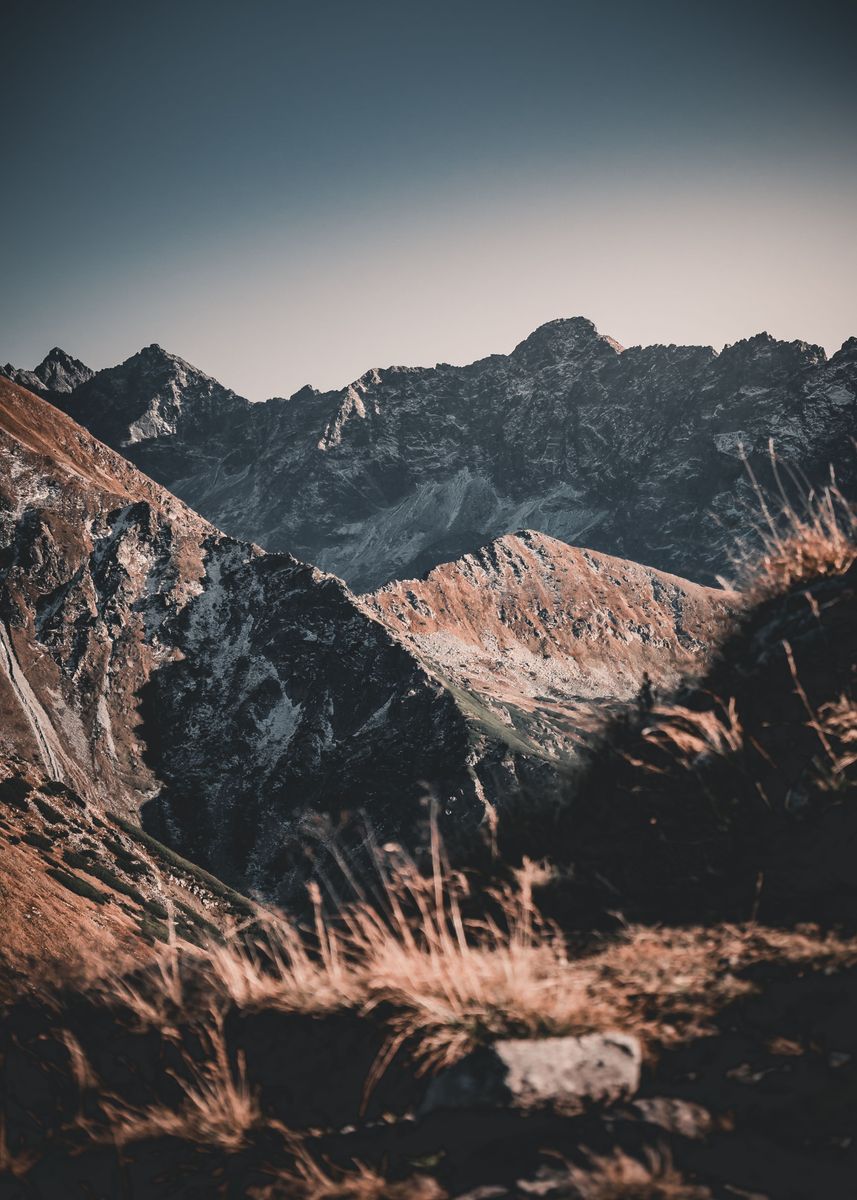 'Autumn in Polish Mountains' Poster, picture, metal print, paint by ...
