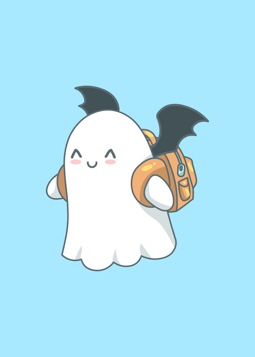 'Too BOO for SCHOOL' Poster, picture, metal print, paint by Ana ...