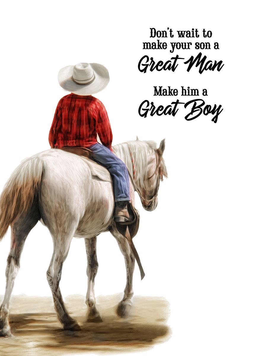 'Good Boy Good Man' Poster by Doreen Erhardt | Displate