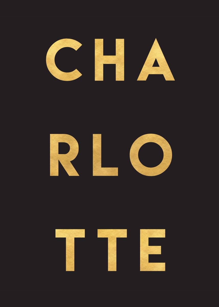 'Charlotte North Carolina' Poster by Emiliano Deificus | Displate