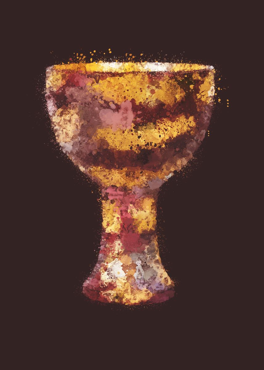 'Holy Grail' Poster, picture, metal print, paint by Green Pete | Displate