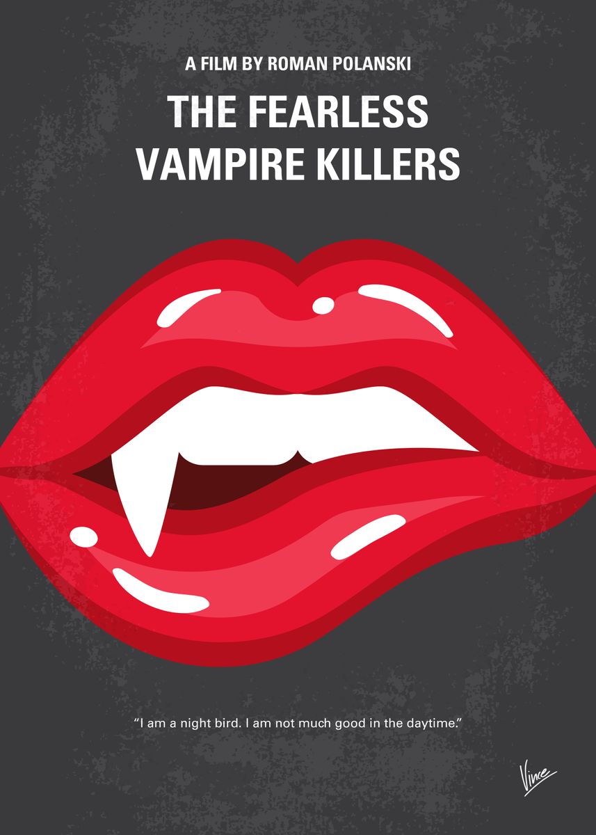 'Fearless Vampire Killer' Poster by Chungkong Art | Displate