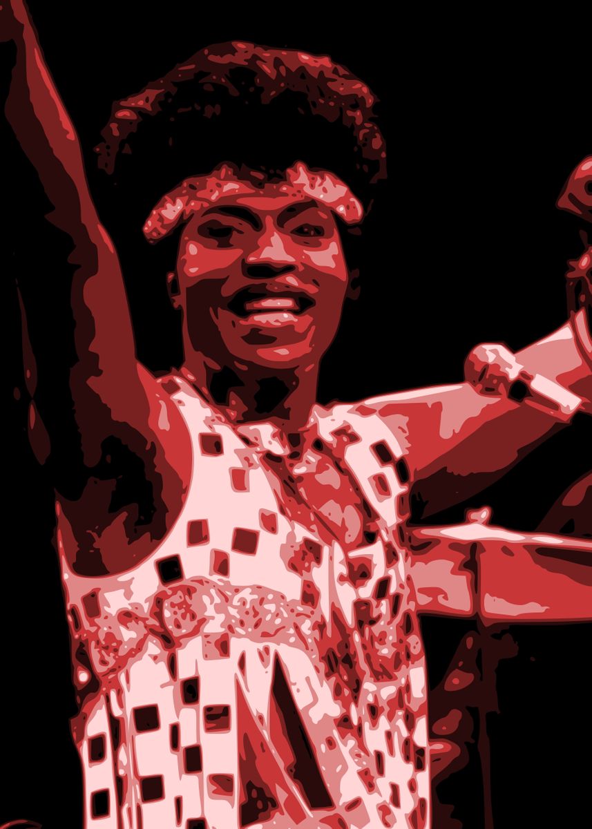 'Little Richard ' Poster, picture, metal print, paint by Josh B | Displate