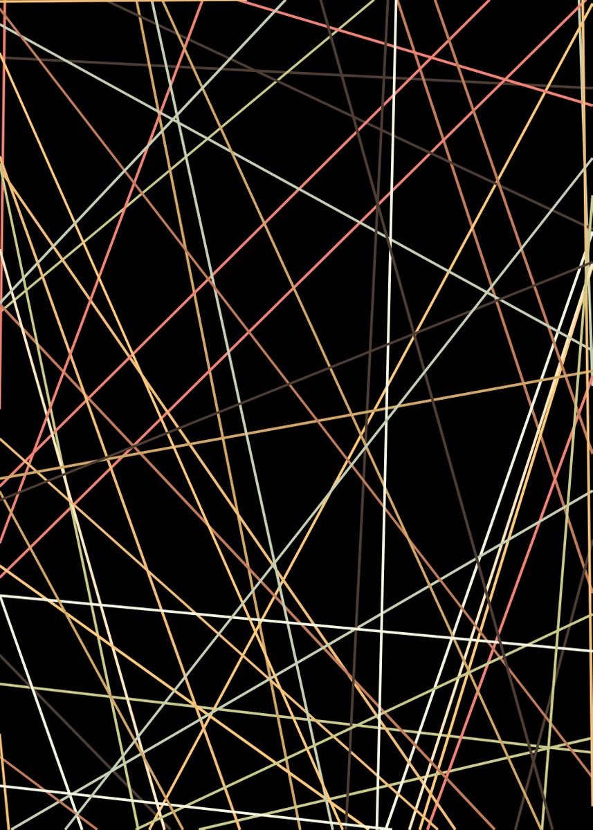 'Universe Colorful Lines' Poster by Iurii Vlasenko | Displate