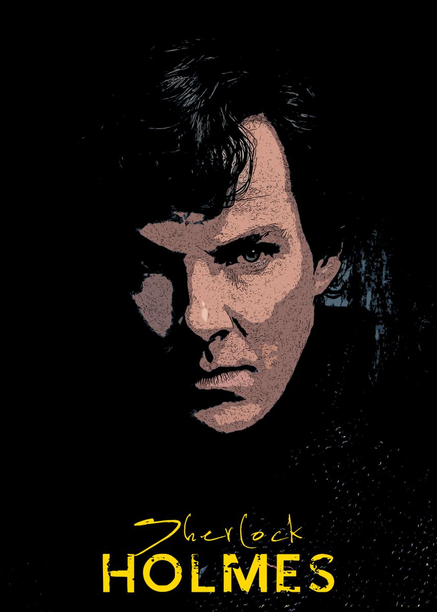 'Sherlock' Poster, picture, metal print, paint by Anxhela Sufa | Displate