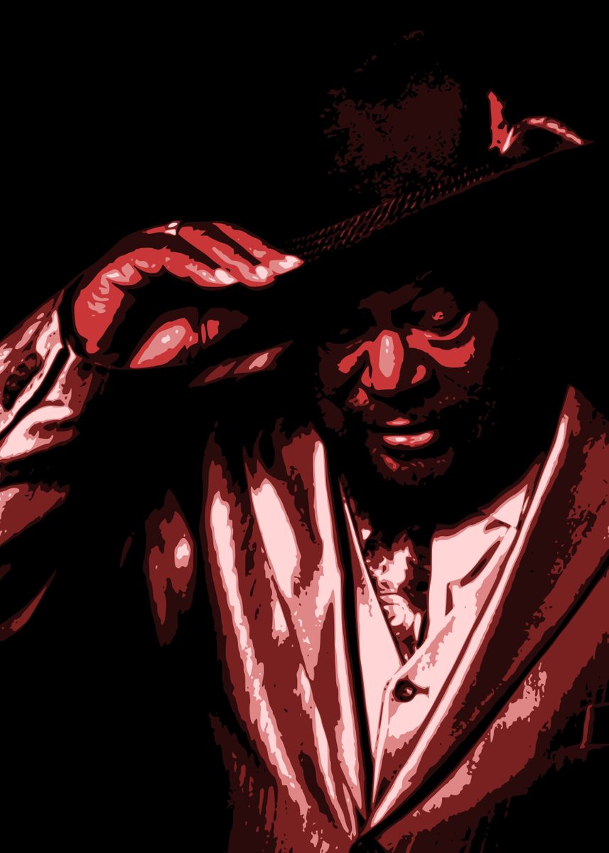 'George Clinton' Poster, picture, metal print, paint by Josh B | Displate