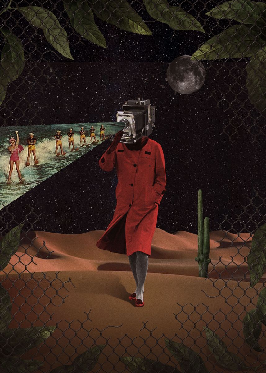 'Trapped Lady' Poster, picture, metal print, paint by Paolo Arpintero ...