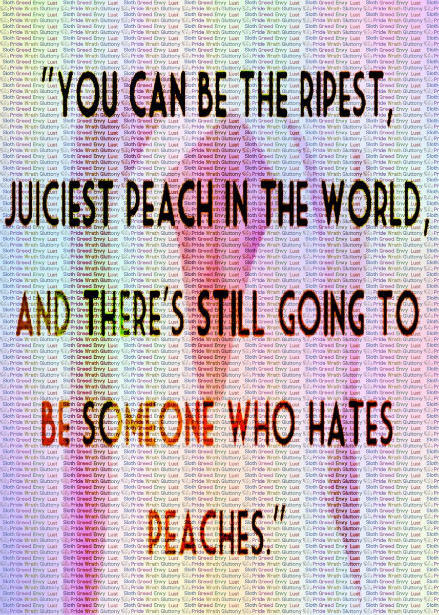 'Peaches as Metaphor' Poster, picture, metal print, paint by ...