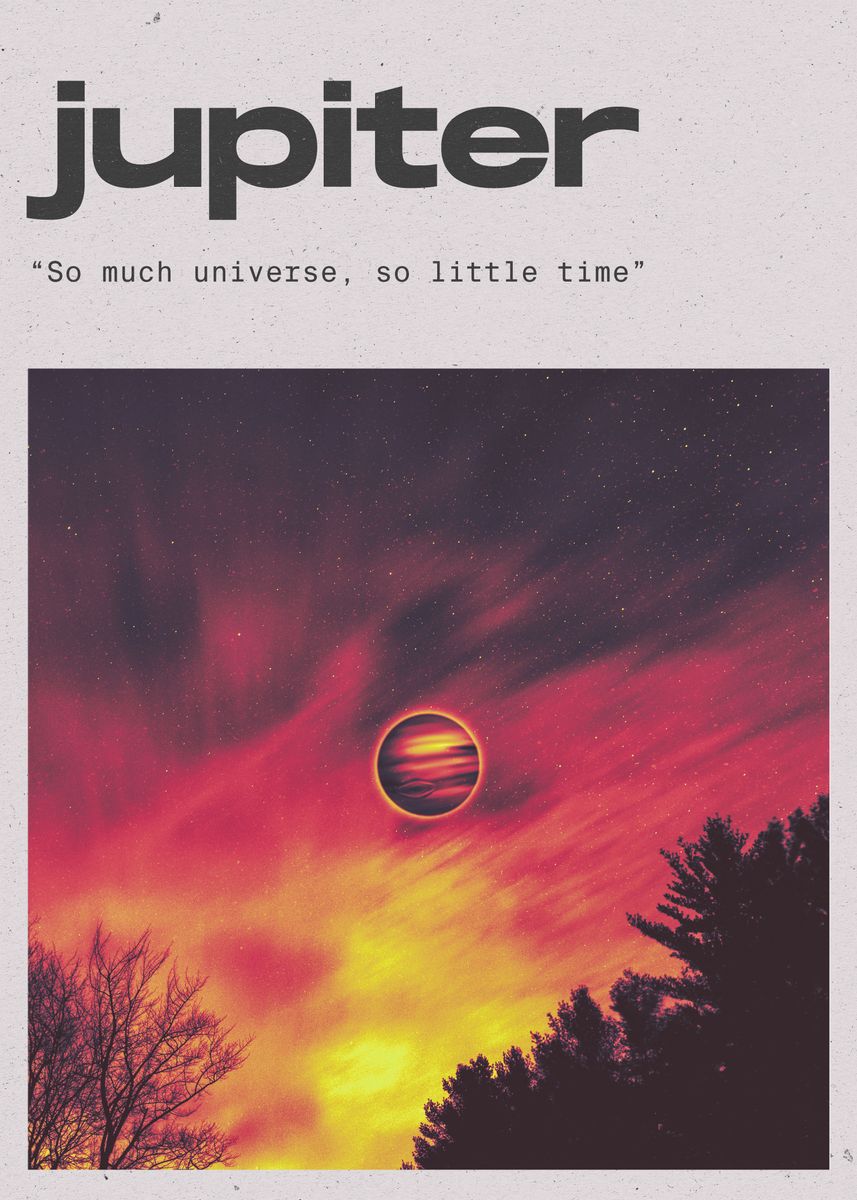 'Jupiter' Poster by Visualz | Displate