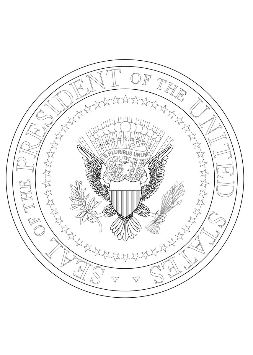 'President Seal' Poster by HomeStead Digital | Displate