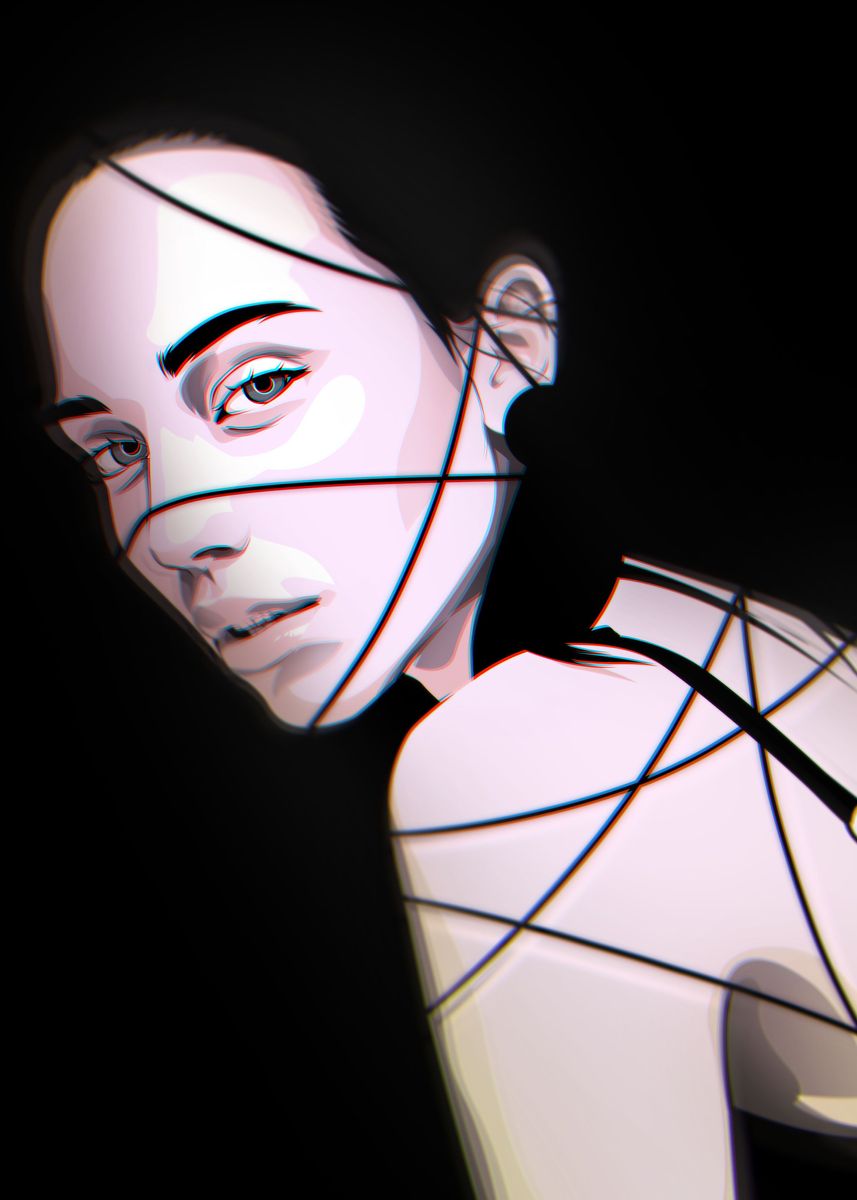 'Trapped' Poster, picture, metal print, paint by Tems Arellano | Displate