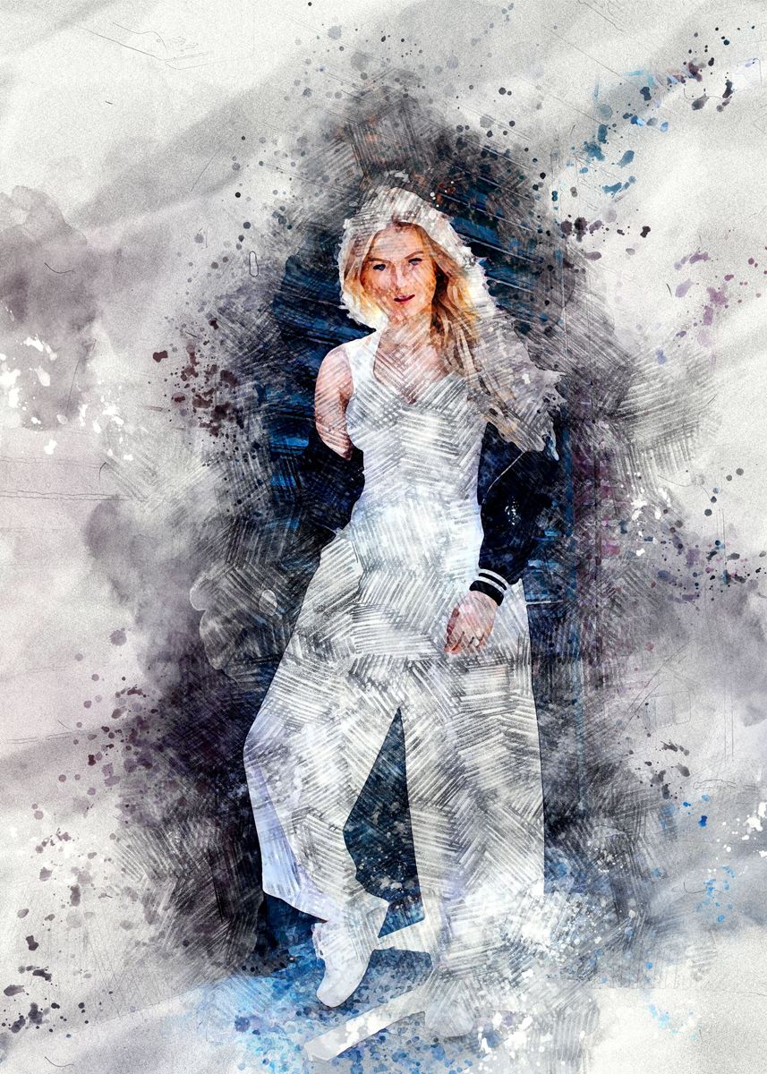 'Astrid Smeplass 6' Poster, picture, metal print, paint by Luxutee ...