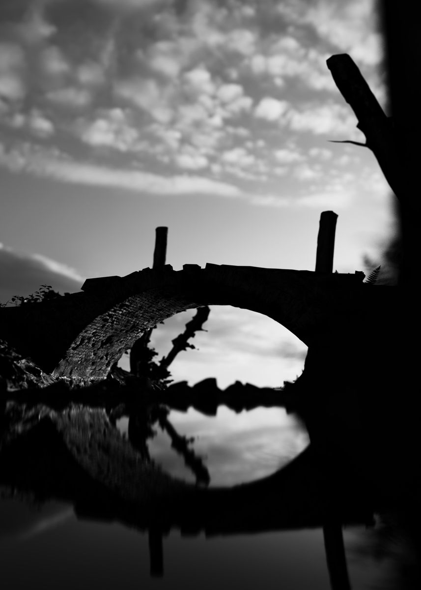 'Old brick bridge' Poster, picture, metal print, paint by Aivaras ...