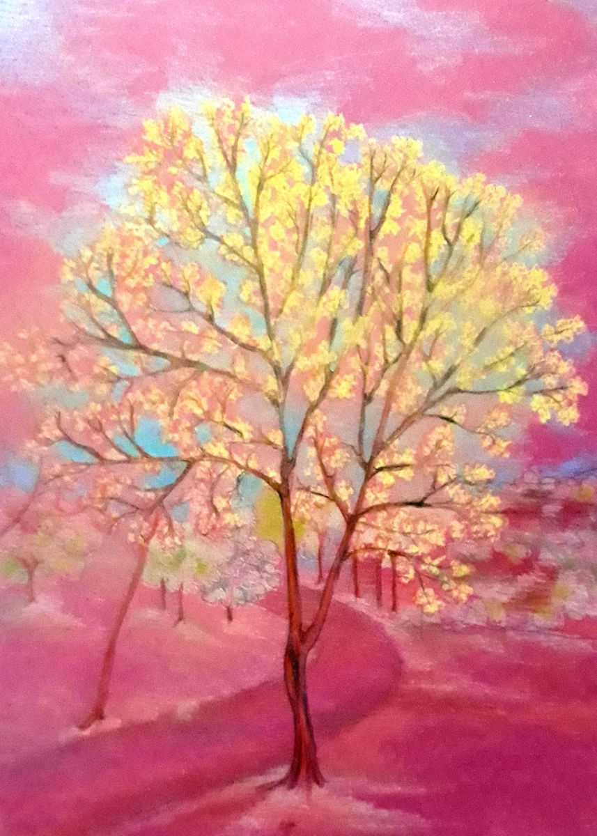 'Autumn tree' Poster, picture, metal print, paint by Edy Art Space ...