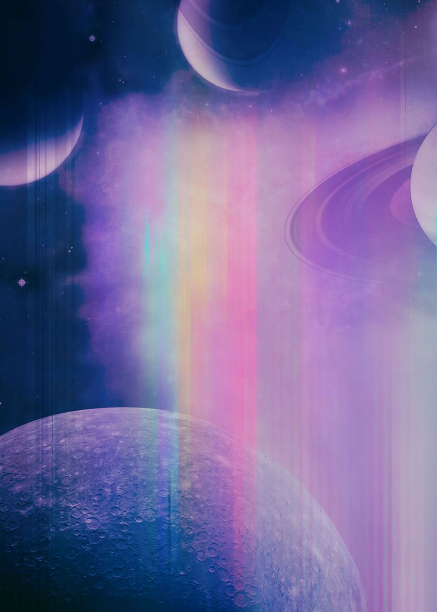 'Deep Space' Poster by Emanuela Carratoni | Displate