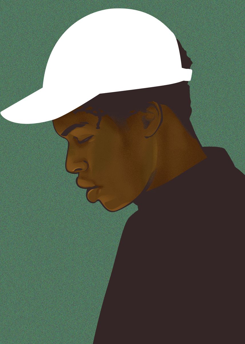 'DANIEL CAESAR' Poster, picture, metal print, paint by Renz Hendrix ...