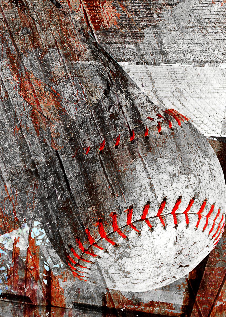 'baseball art vs 9' Poster, picture, metal print, paint by takumipark ...