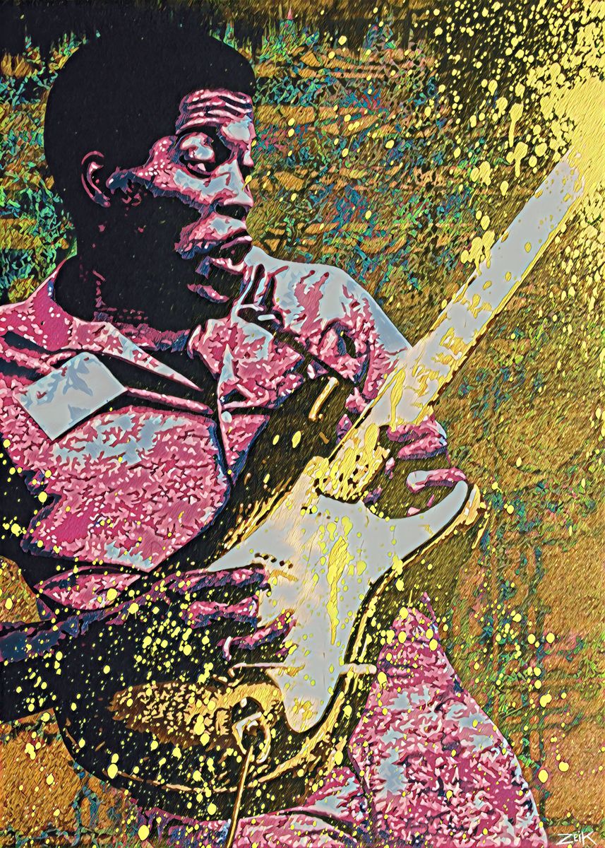'Buddy' Poster, picture, metal print, paint by Bobby Zeik | Displate