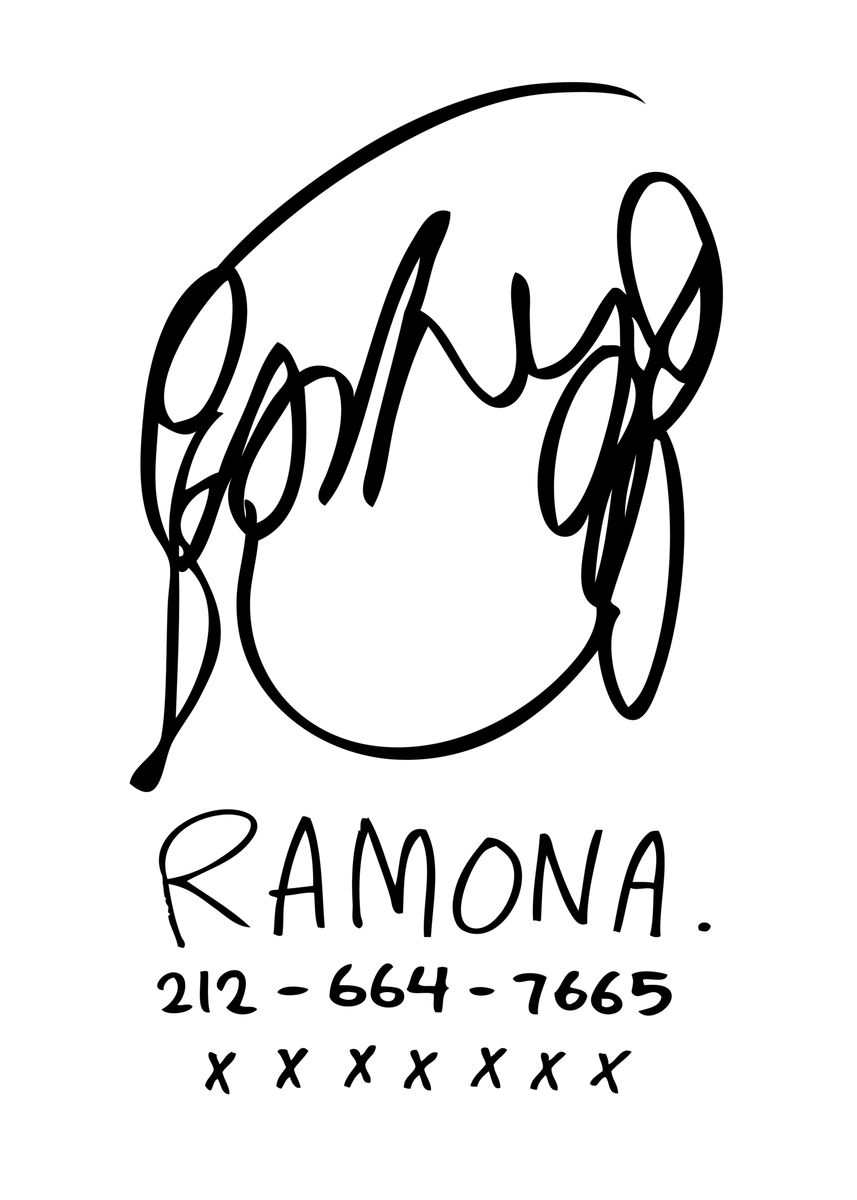 'Ramona Flowers' Poster, picture, metal print, paint by huckblade ...