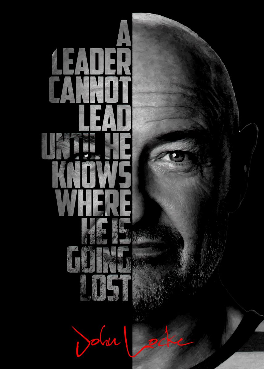 'John Locke Lost' Poster, picture, metal print, paint by BnWDesigner ...