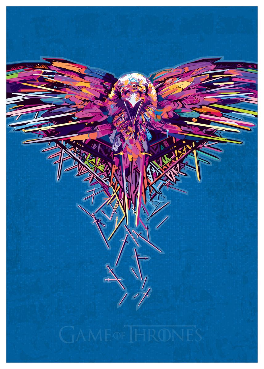 'eagle full color' Poster, picture, metal print, paint by Asad Asad ...