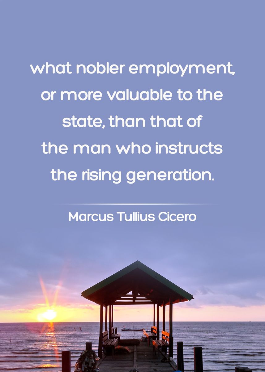 'Rising Generation' Poster by Teacher Quotes | Displate