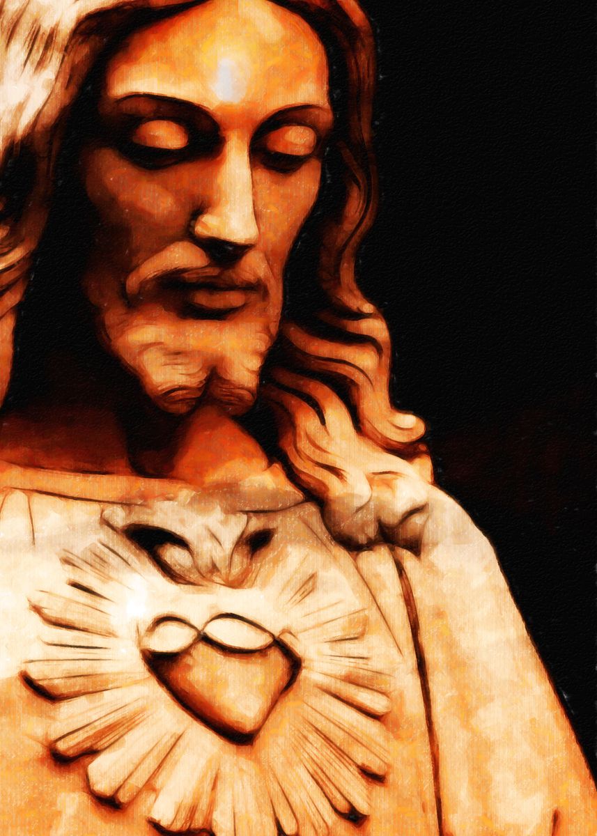 Jesus Christ Abstract Art