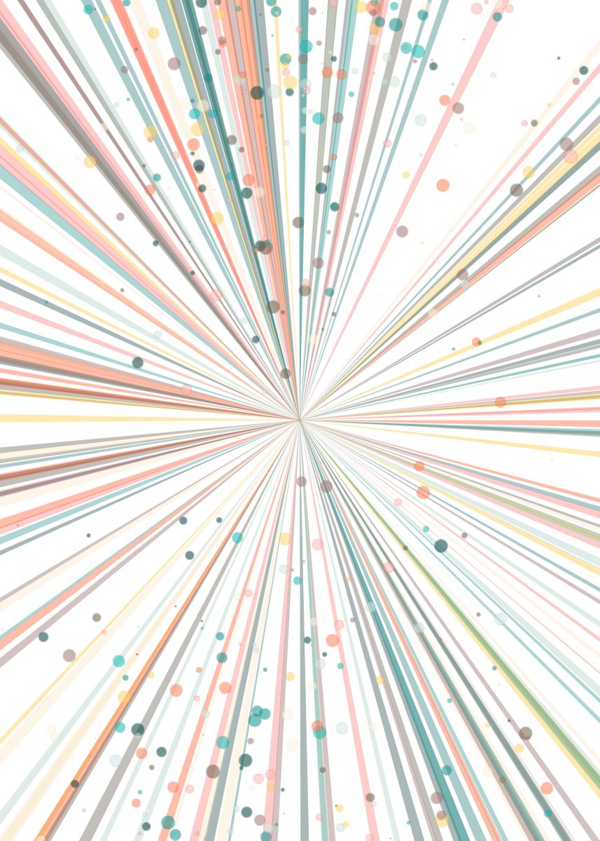 'Universe Colorful Lines ' Poster by Iurii Vlasenko | Displate