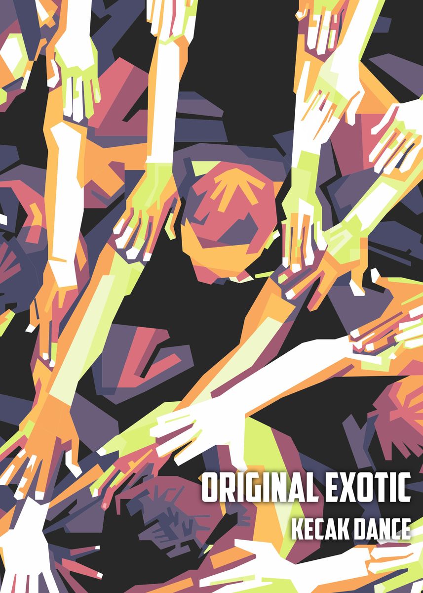 'Original Exotic' Poster by DK Artwork | Displate
