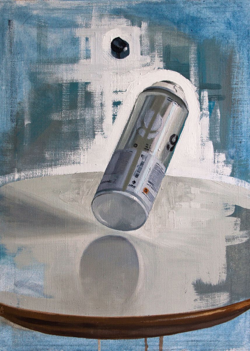 'Floating Can' Poster, picture, metal print, paint by Bernhard | Displate