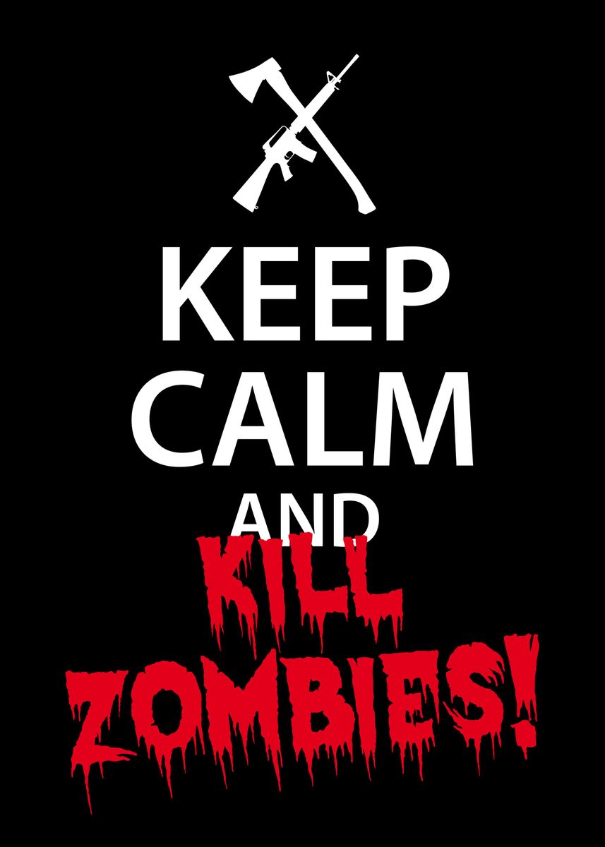 'Keep Calm' Poster, picture, metal print, paint by Mitxel Gonzalez ...