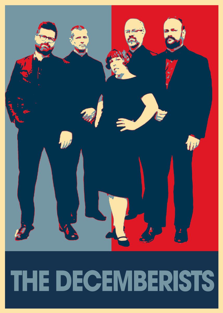 'The Decemberists' Poster by Cantrell Griffith | Displate