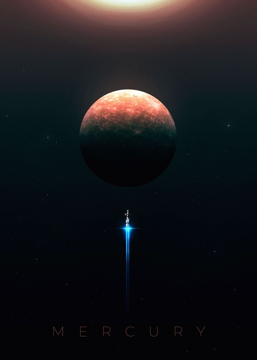 'Mercury ' Poster, picture, metal print, paint by Colin Morella | Displate