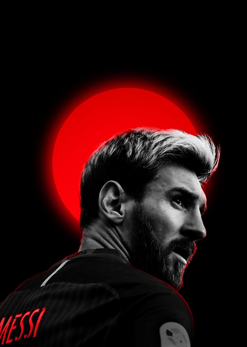 'MESSI' Poster, picture, metal print, paint by Pixel Nation | Displate