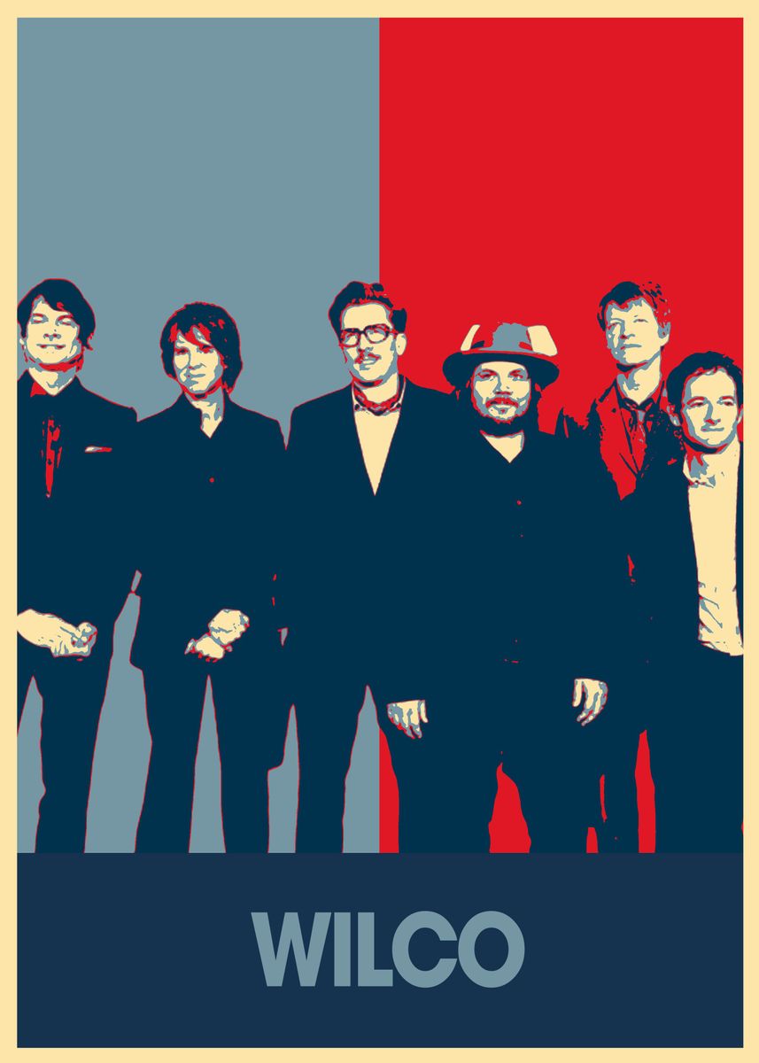 'Wilco' Poster, picture, metal print, paint by Cantrell Griffith | Displate