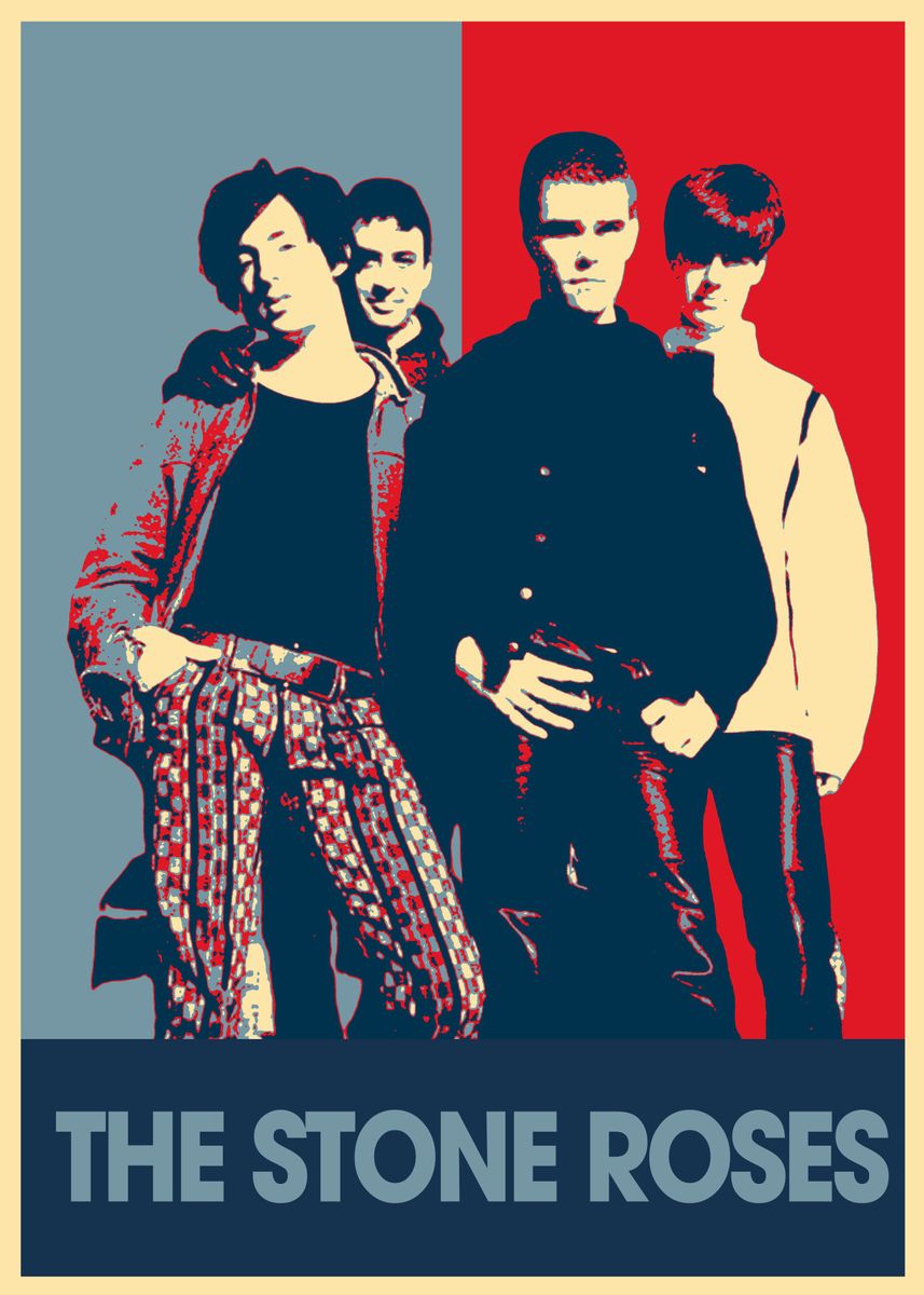 'The Stone Roses' Poster, picture, metal print, paint by Cantrell ...