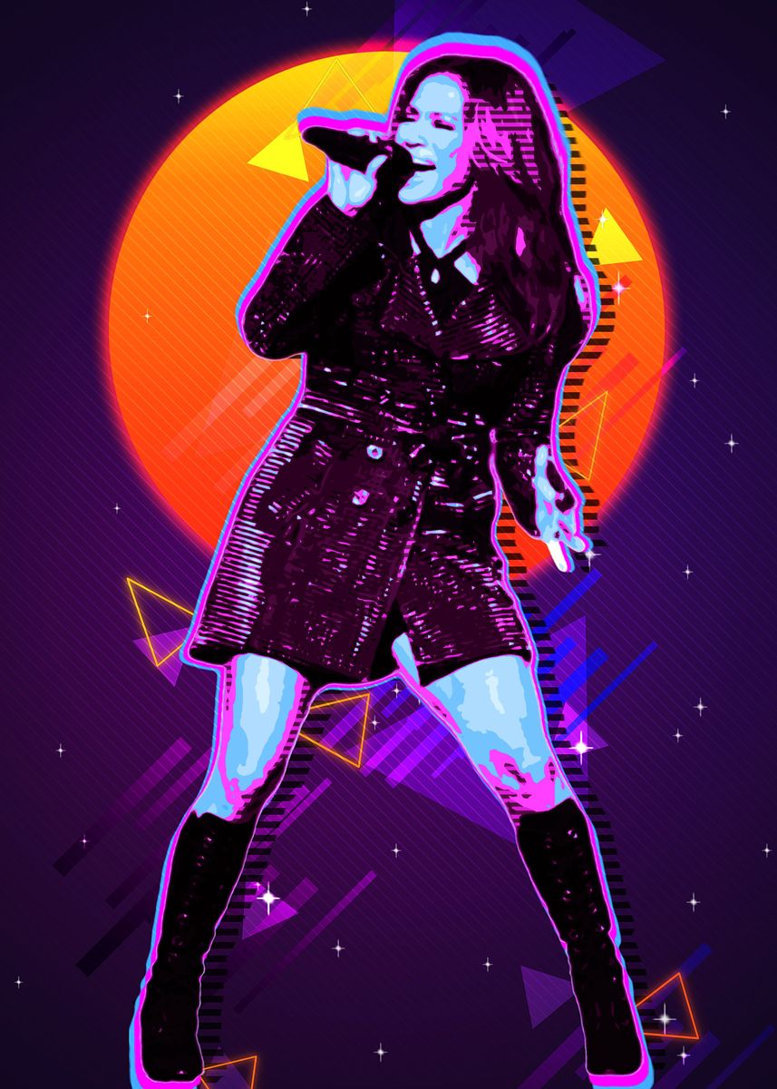 ' Jennifer Lopez' Poster, picture, metal print, paint by Meyers Oconnor ...