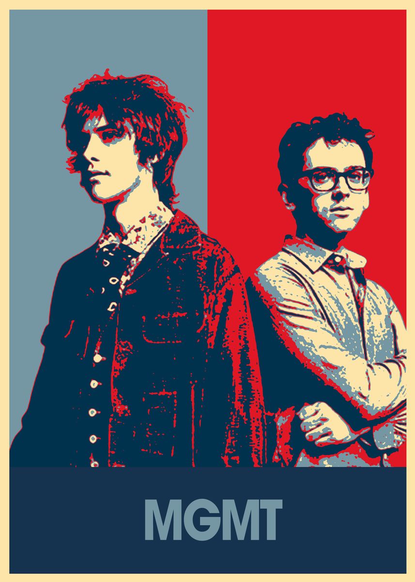 ' MGMT' Poster, picture, metal print, paint by Cantrell Griffith | Displate