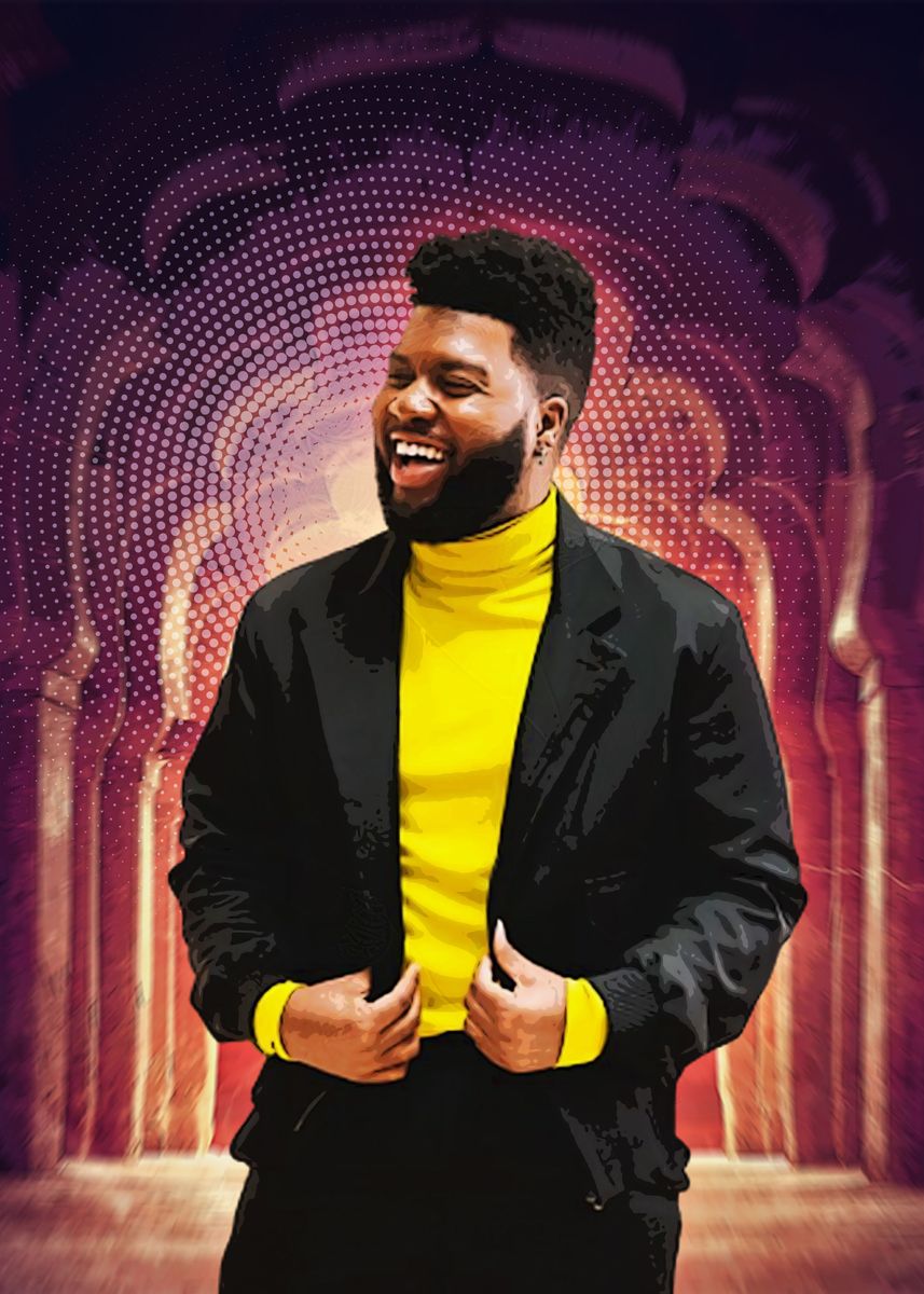 'Khalid ' Poster, picture, metal print, paint by Morton Gray | Displate