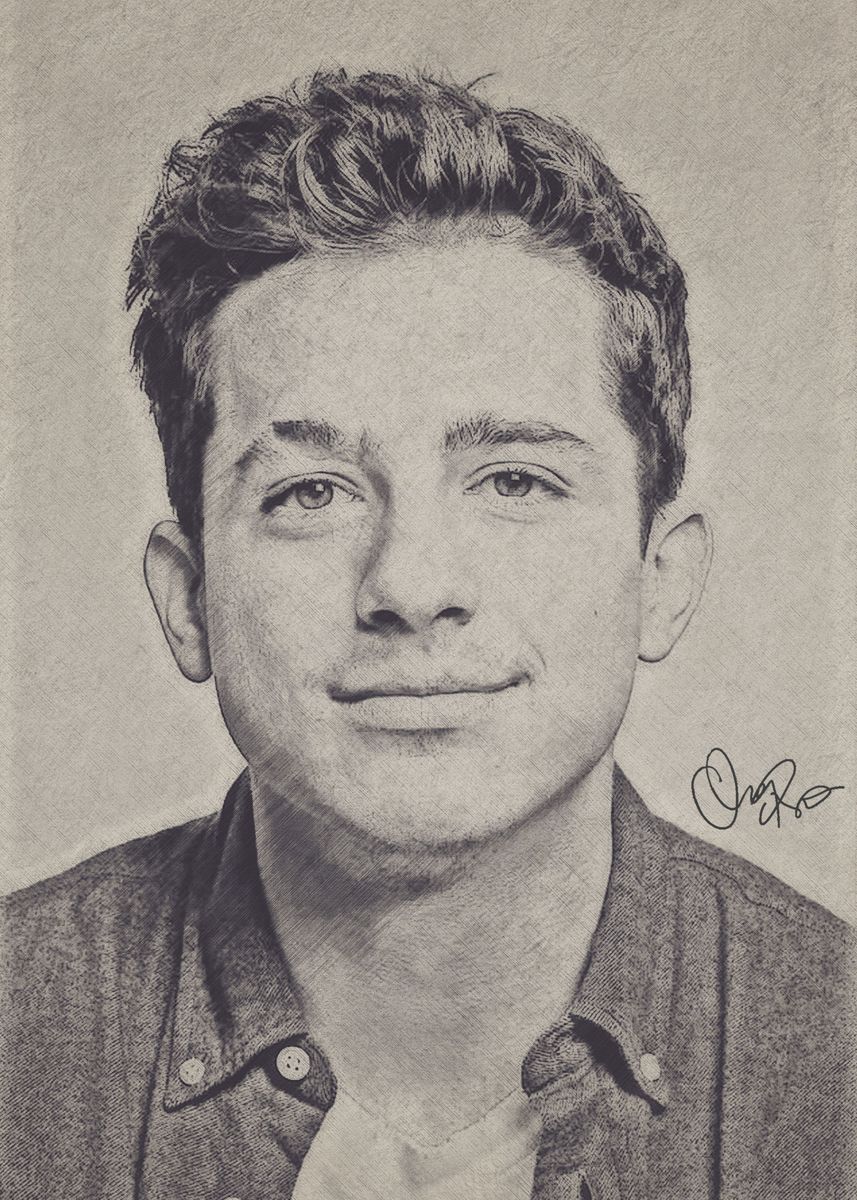 'Charlie Puth' Poster, picture, metal print, paint by John Smith | Displate
