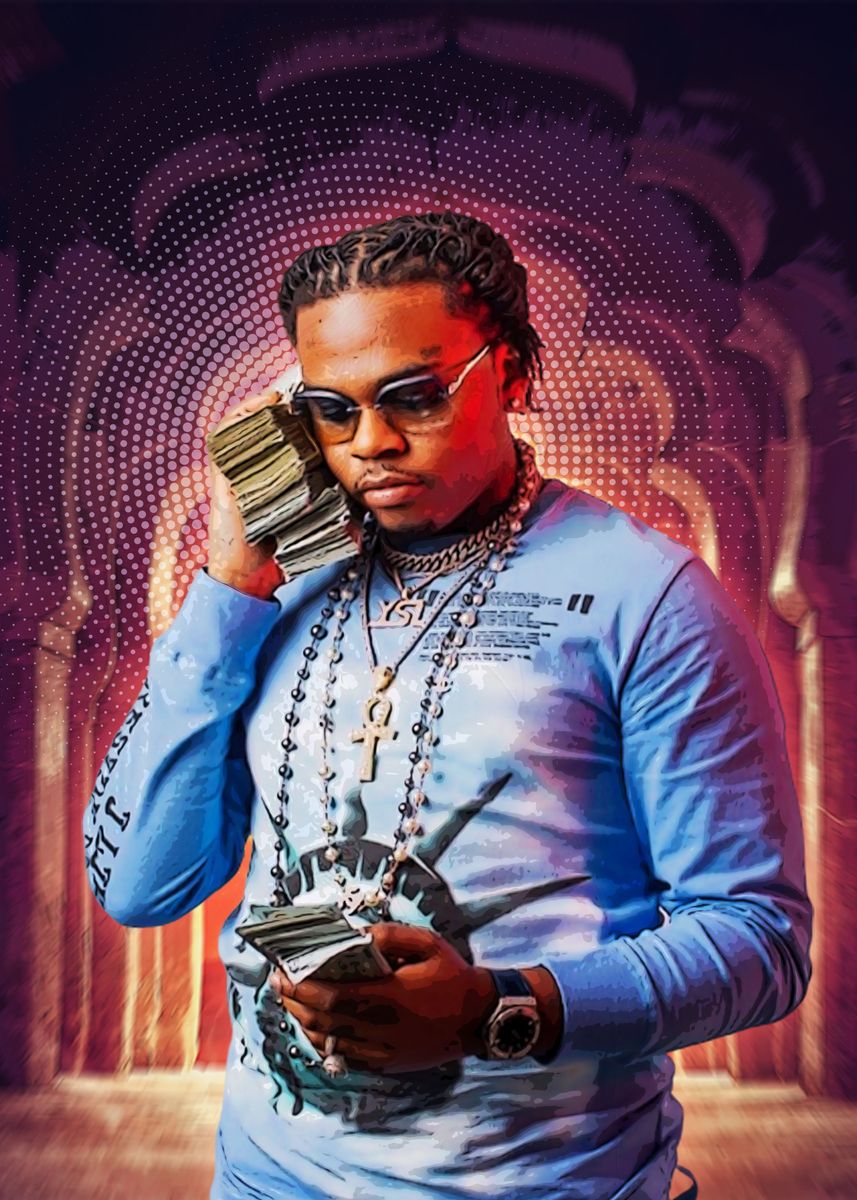 'Gunna' Poster, picture, metal print, paint by Morton Gray | Displate