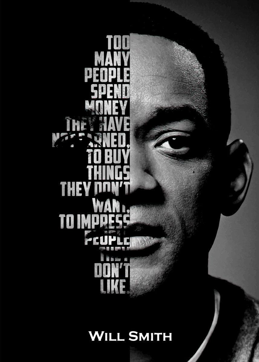 'Will Smith' Poster by BnWDesigner | Displate