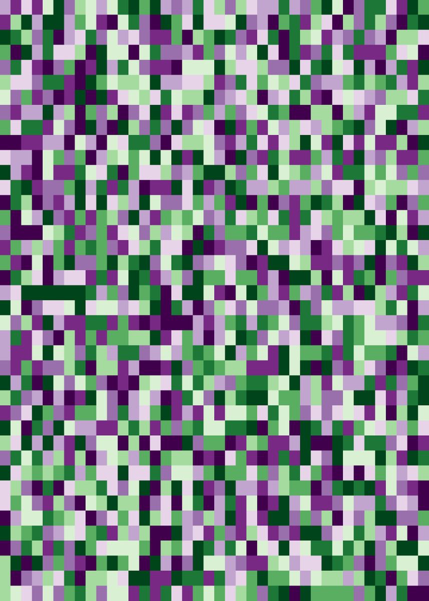 'Colorful Number pi' Poster, picture, metal print, paint by Iurii ...