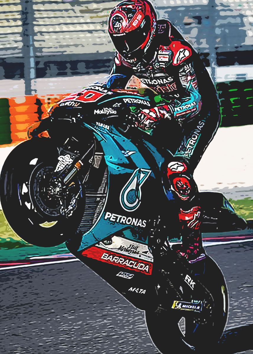 'Fabio Quartararo' Poster, picture, metal print, paint by Thogi Gio ...