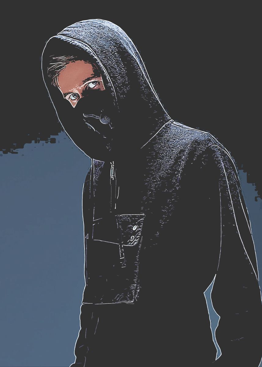 'marshmello dj' Poster, picture, metal print, paint by Thogi Gio | Displate