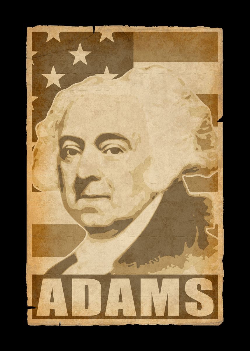 'John Adams Vintage' Poster by Filip Hellman | Displate