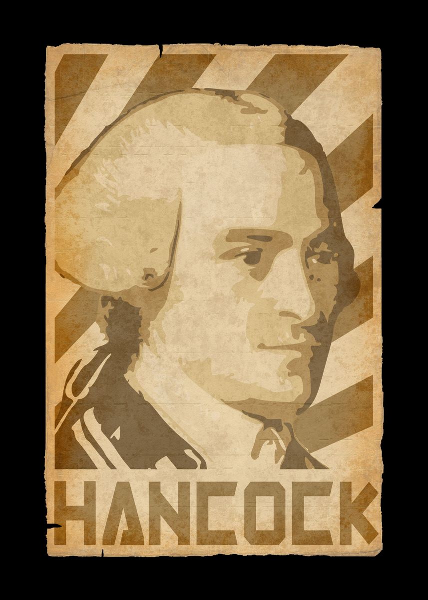'John Hancock Vintage' Poster, picture, metal print, paint by Filip ...