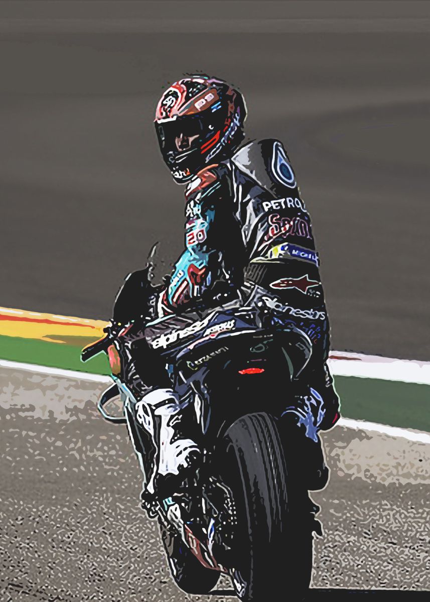 'Fabio Quartararo' Poster, picture, metal print, paint by Thogi Gio ...