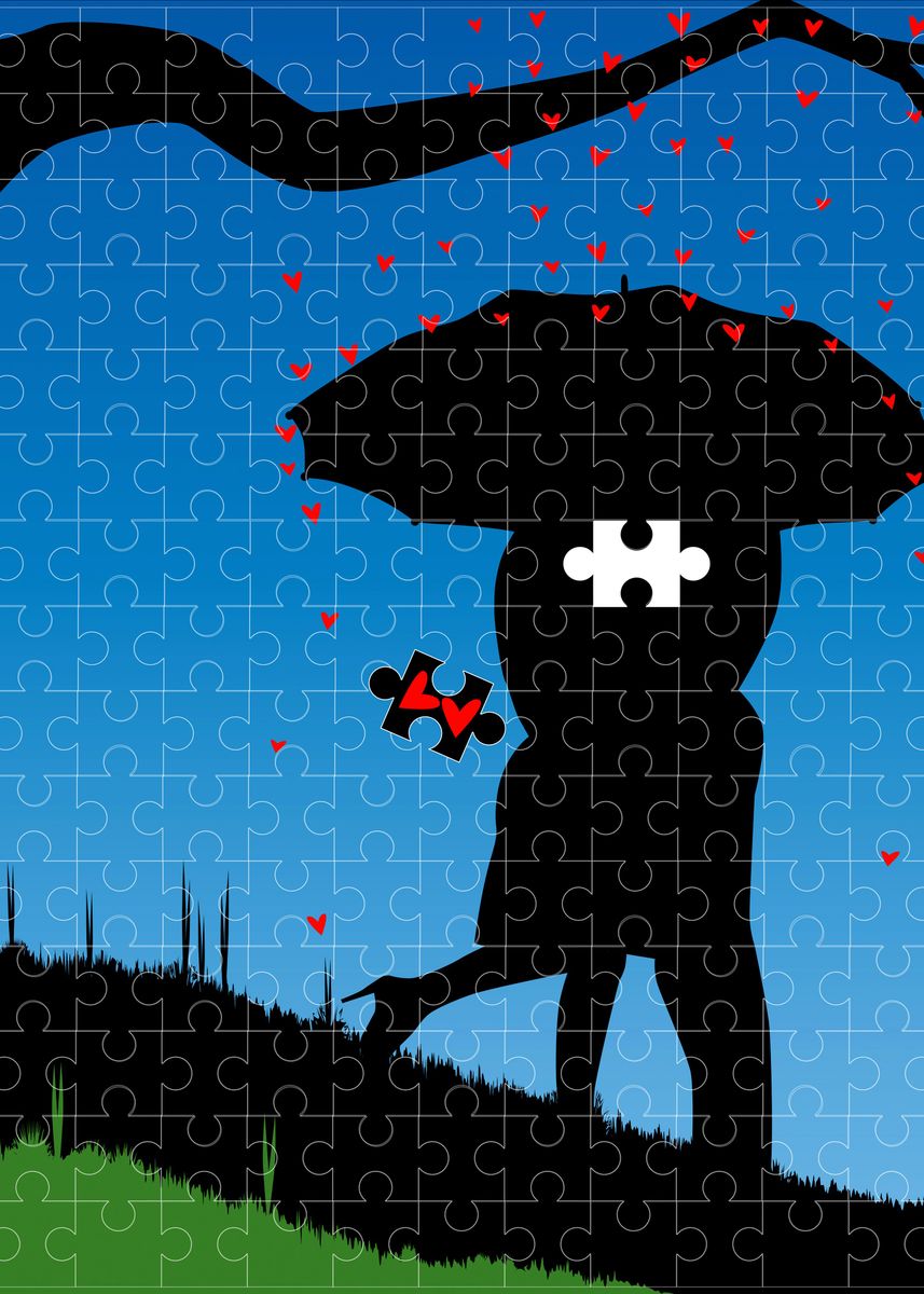 'Missing Heart' Poster by HomeStead Digital | Displate