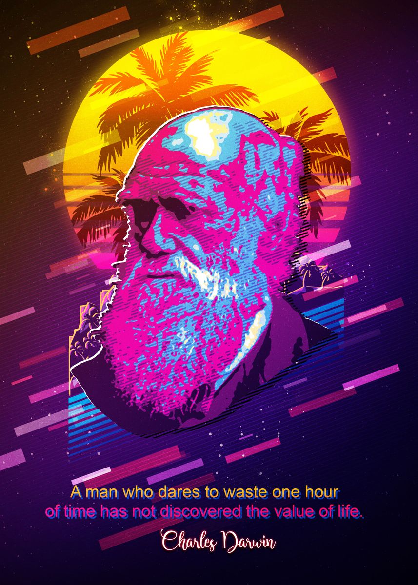 'Charles Darwin' Poster, picture, metal print, paint by The Poster ...